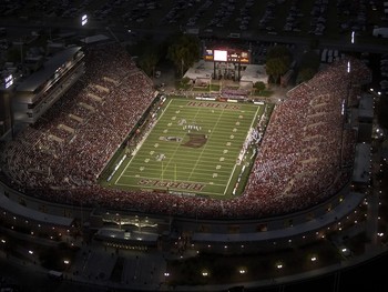 College Football Stadium Posters, College Gridirons